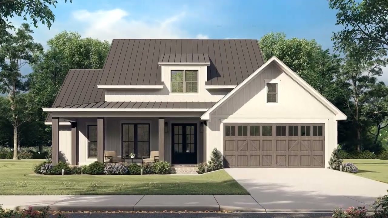 3-Bedroom, 1956 Sq Ft Ranch Plan with Split Master Bedroom