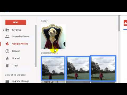 How to share photos in Google drive