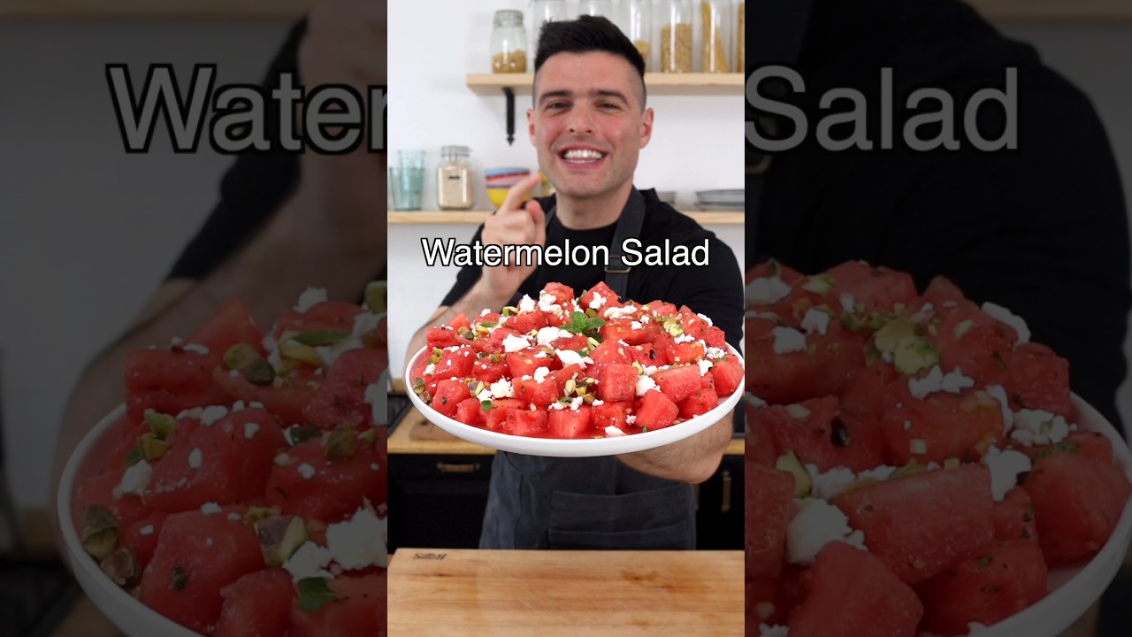 Watermelon salad (summer salad favorite)