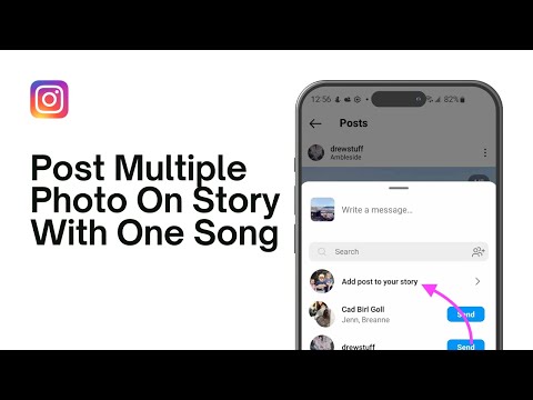 How to Post Multiple Photo On Instagram Story With One Song