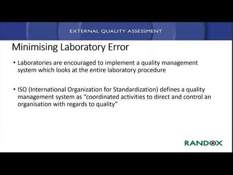 Randox Laboratories | Importance of External Quality Assessment [RIQAS]
