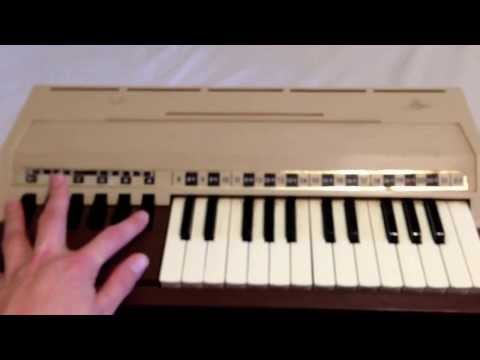 Emenee Audion 1805 electric air organ 70s | Reverb