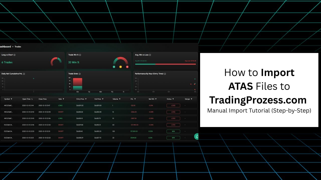 How to Import ATAS Files to TradingProzess.com | Manual Import Tutorial (Step-by-Step)