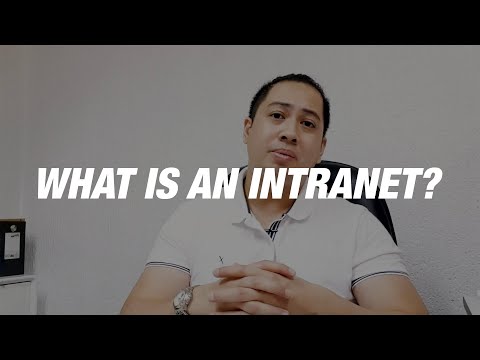 What is an Intranet?