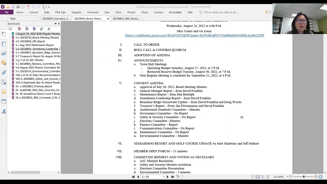 20220824 Board Meeting Recording