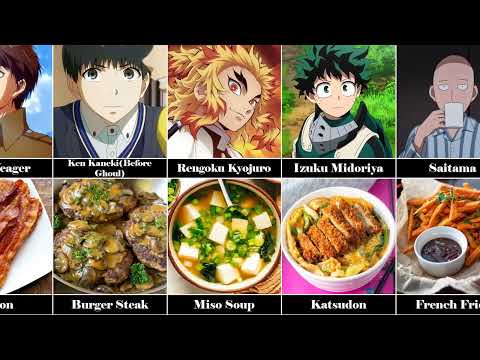 Favorite Food of Anime Characters || Find out Some of Most Popular Anime Characters Favorite Food