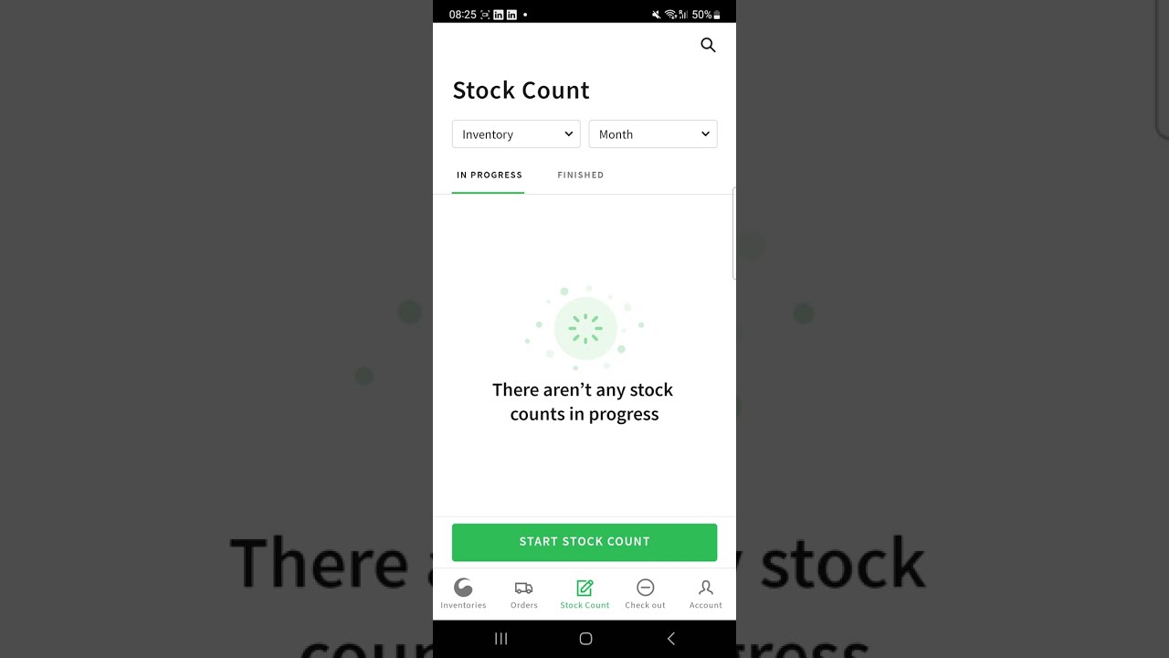 05 How to start and complete stock count