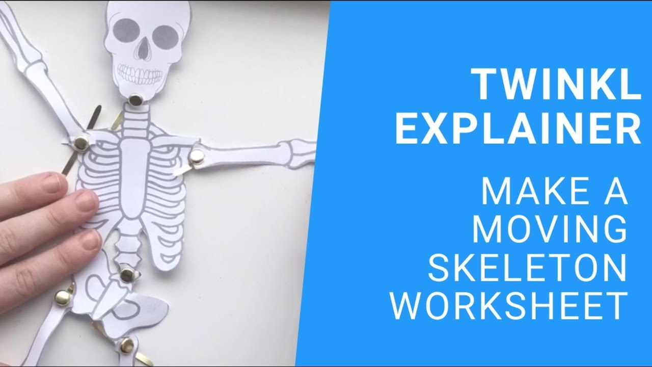KS2 Science: Make a Moving Skeleton Worksheet