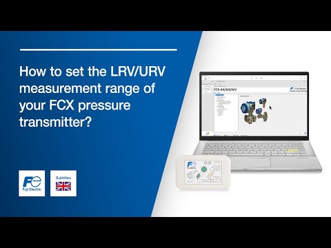 Tutorial FCX pressure transmitter, HART® modem: how to set LRV/URV range with PACTware?