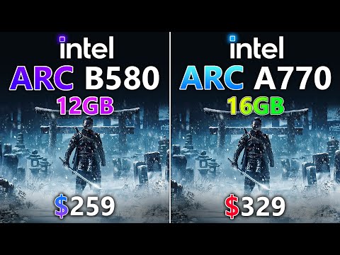 Intel ARC B580 vs ARC A770 - Test in 19 Games (1440p)