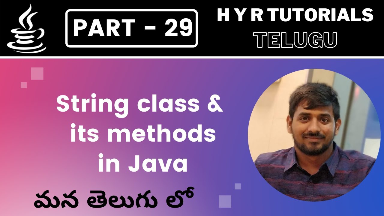 P29 - Strings in Java | Core Java | Java Programming |