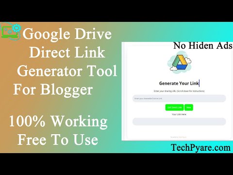 How To Create Professional Google Drive Direct Download Link Generator !! GDrive Script for Blogger