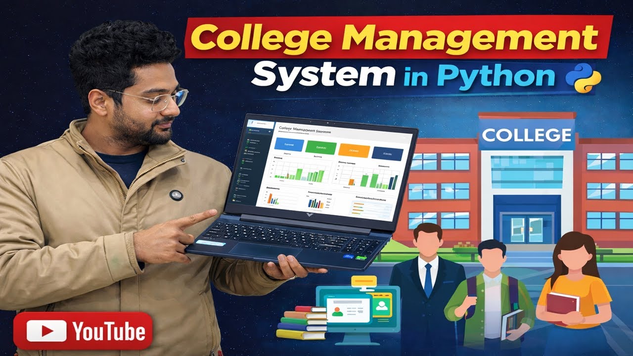 College Management System In Python With Source Code | Python Project with MySQL Database