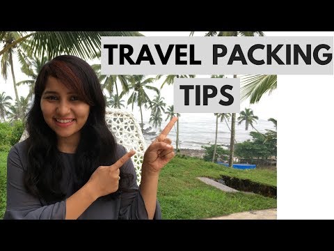 4 TRAVEL PACKING TIPS | How to pack light + FREE PDF packing checklist