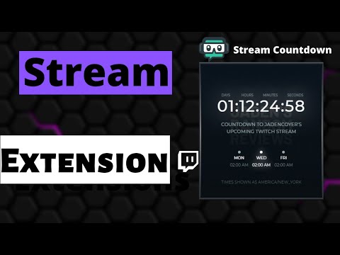 How to add Stream Extensions for Your Twitch Channel!