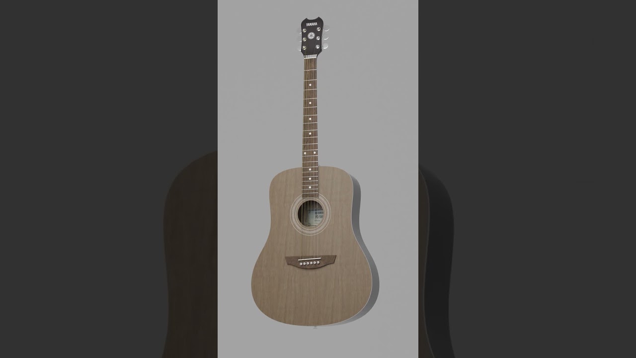 Guitar in Blender 3.6