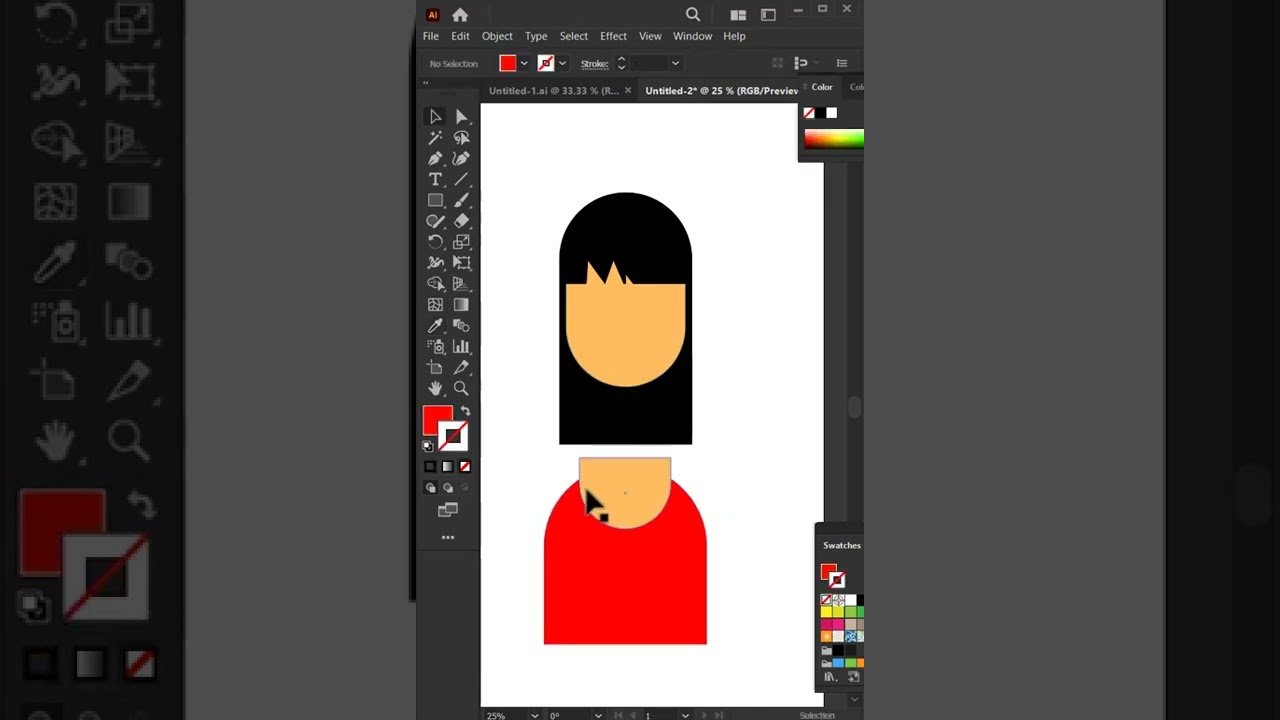 Adobe illustrator character tips shorts | #shorts