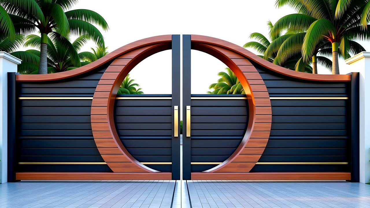 100 Luxury Modern Gate Design Trends 2026 | Best Sliding, Wooden & Iron Entrance Gates