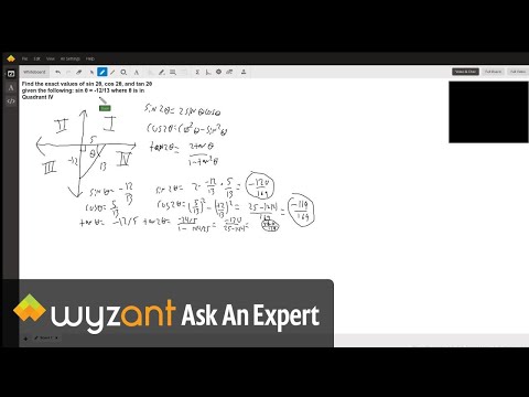 double angle formula question answered