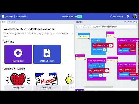 MakeCode Code Evaluation Tool Beta