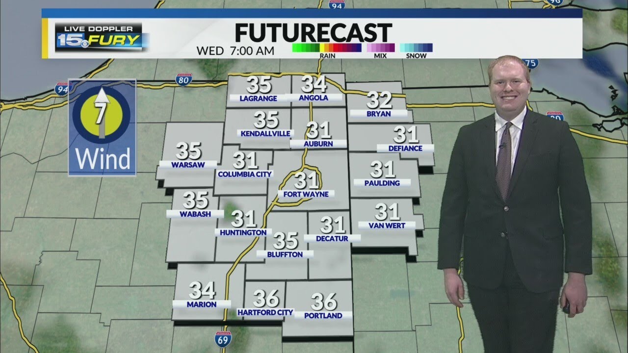 Warm and windy Wednesday before rain returns