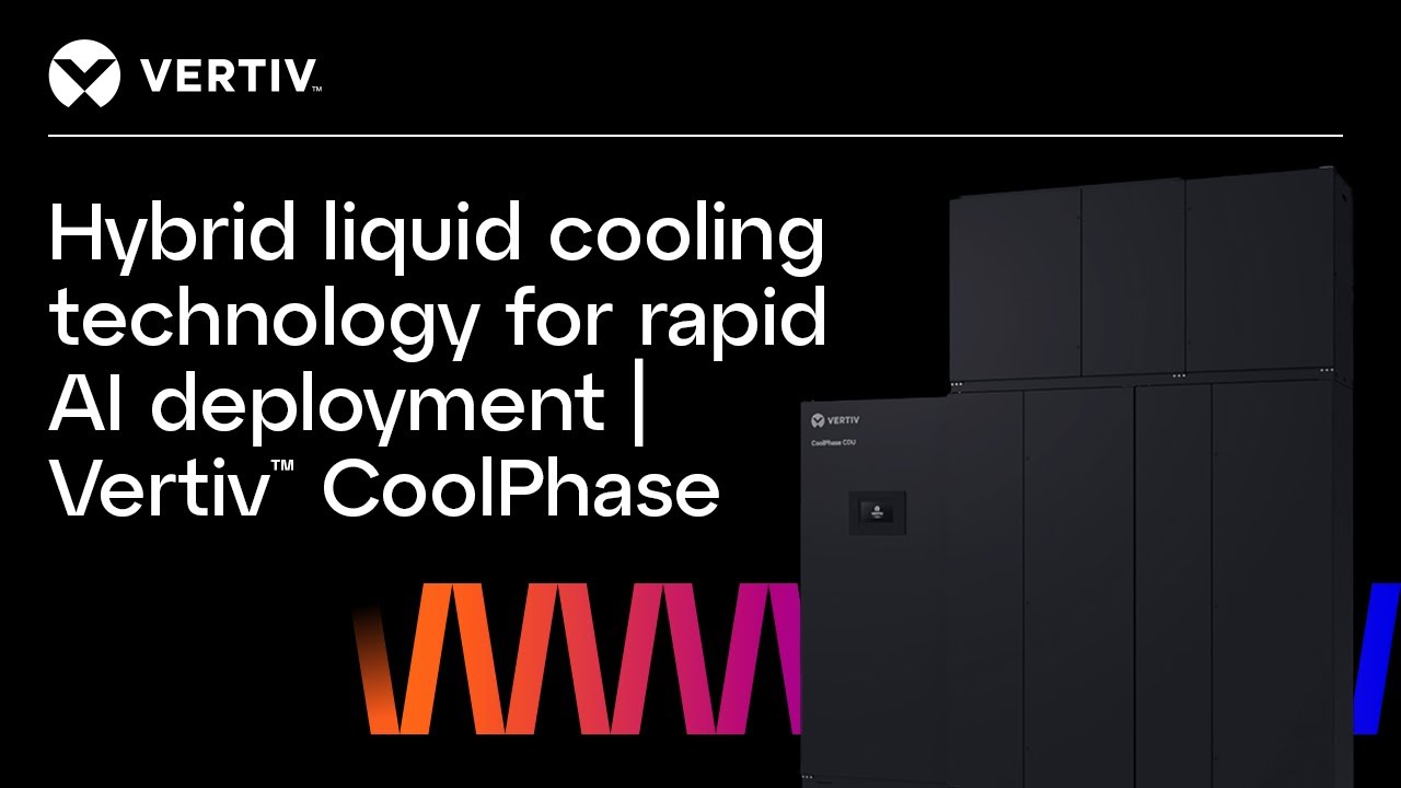 Hybrid Liquid Cooling Technology for Rapid AI Deployment | Vertiv™ CoolPhase CDU.