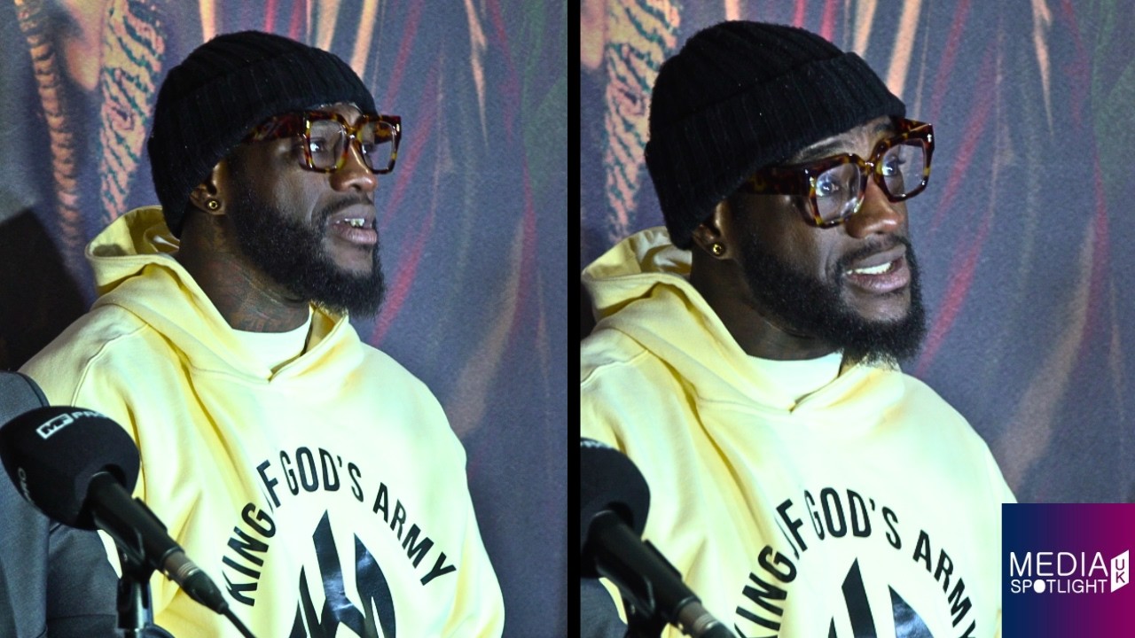 DEONTAY WILDER - FULL PRESS CONFERENCE - POST SHOW: MEDIA SPOTLIGHT UK