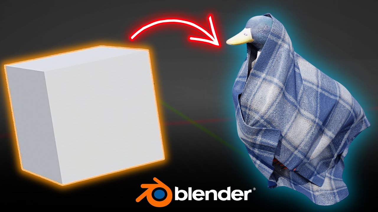 Simulate Cloth in Blender in 1 Minute!