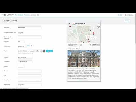 campusM: How to Add a Position to a Campus Map