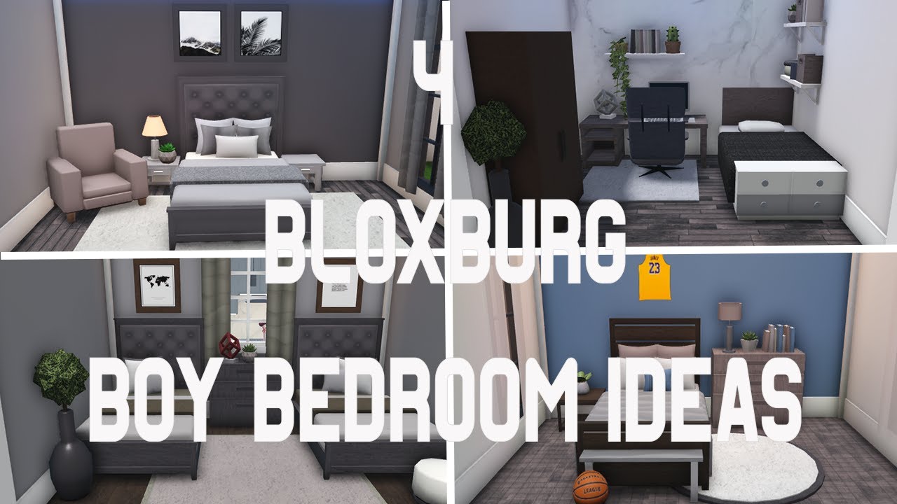 4 Bloxburg Boy Bedroom Ideas | Welcome To Bloxburg |