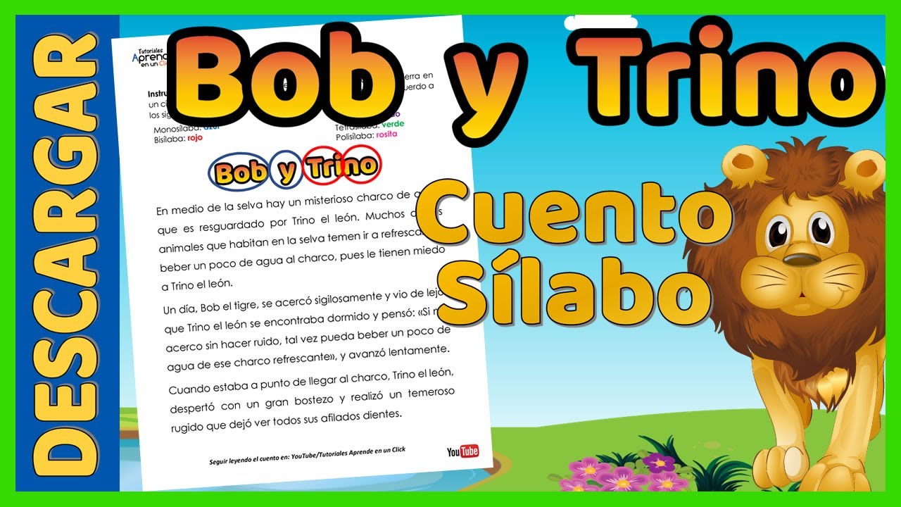 Sílabas para niños de primaria y educación básica,👇DESCARGA ACTIVIDAD GRATIS, incluye cuento en PDF📎