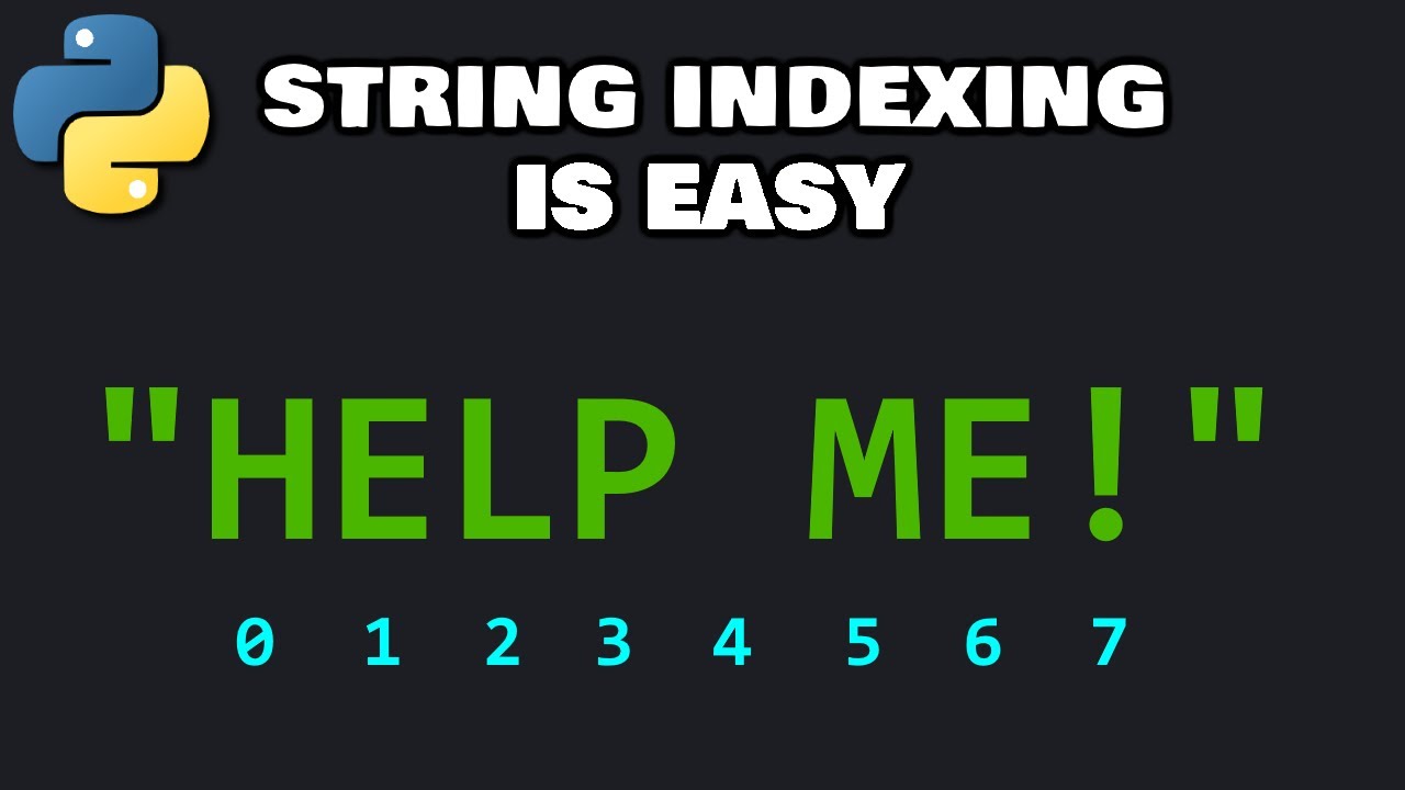 String indexing in Python is easy ✂️