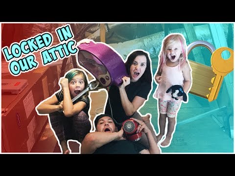 WE LOCKED OURSELVES IN OUR ATTIC!! HOW WILL WE SURVIVE?!