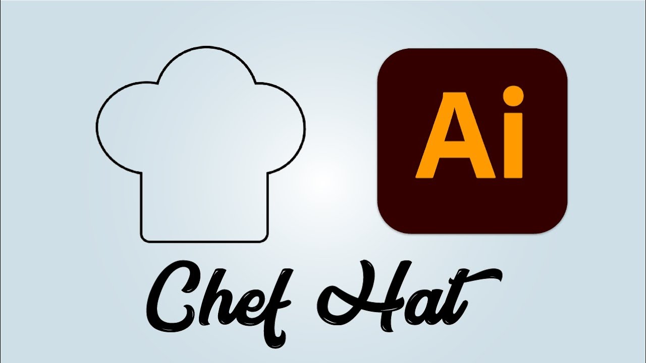 How to make simple chef hat in Adobe Illustrator