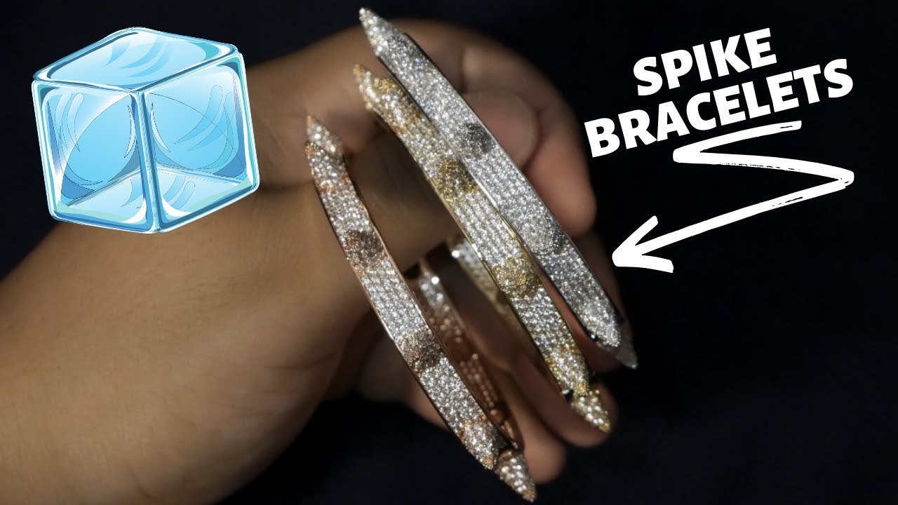 Iced Out Spike Bracelet Review & Unboxing