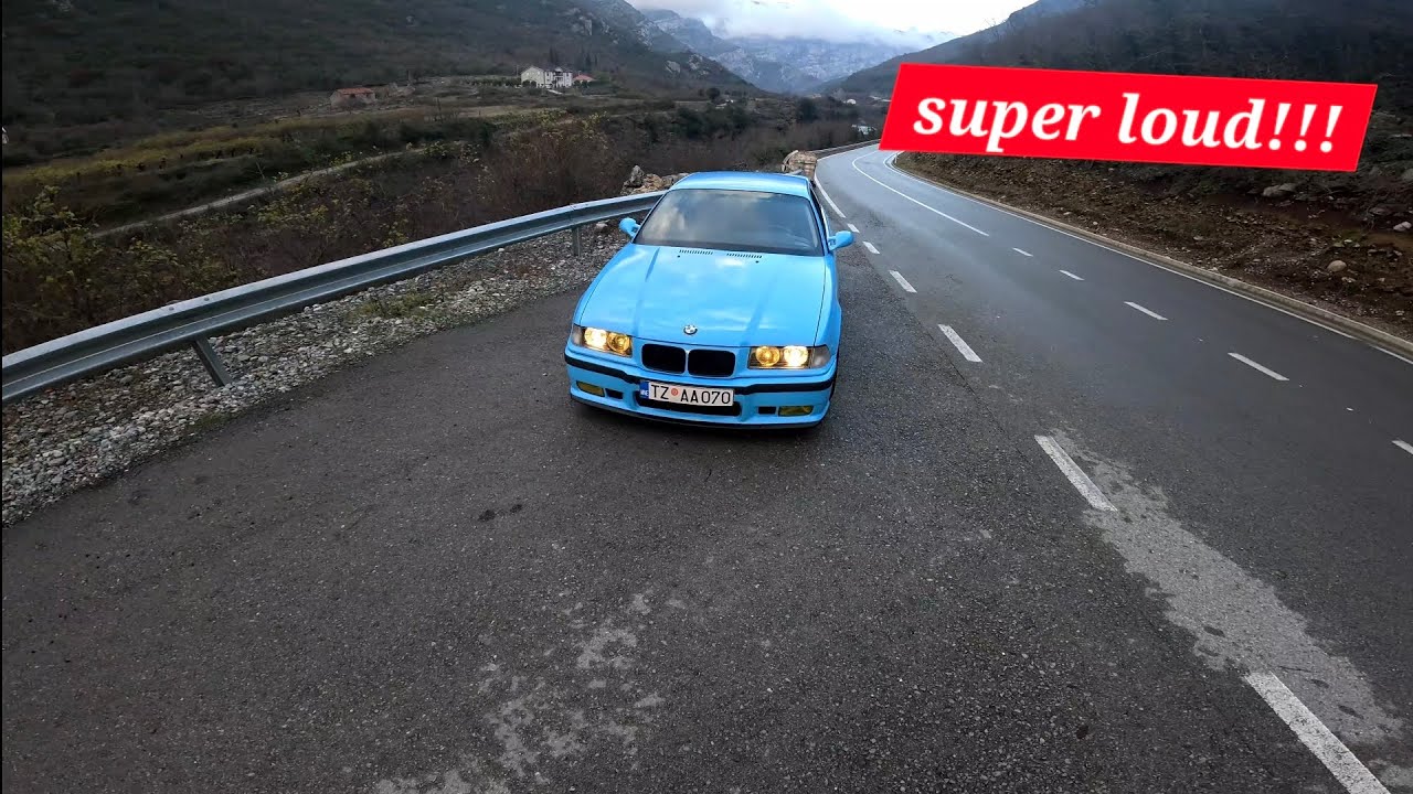 BMW e36/325 POV Mountain Drive //SUPER LOUD!!!!
