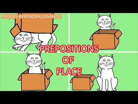 Prepositions of Place: On, In, Under…: English ESL video lessons