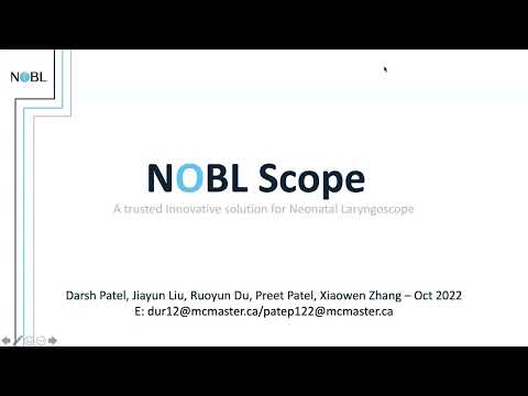 NOBL Scope's video presentation application for RBC EPIC BMCC 2022