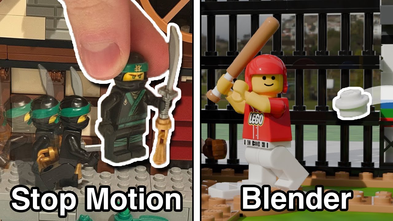 How to Animate LEGO Scenes with Stop Motion and Blender 🎥