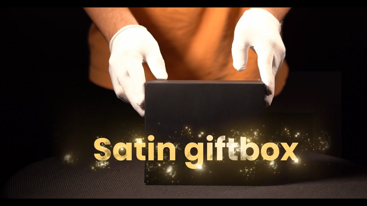 Luxury Satin Gift Box for 3D Crystal Keepsakes