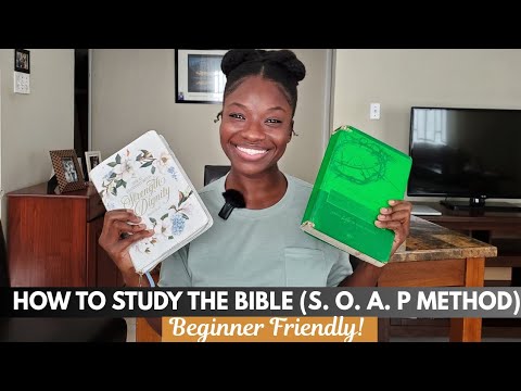 SOAP Bible Study METHOD For Beginners - with PRACTICAL EXAMPLES from GENSIS 1!