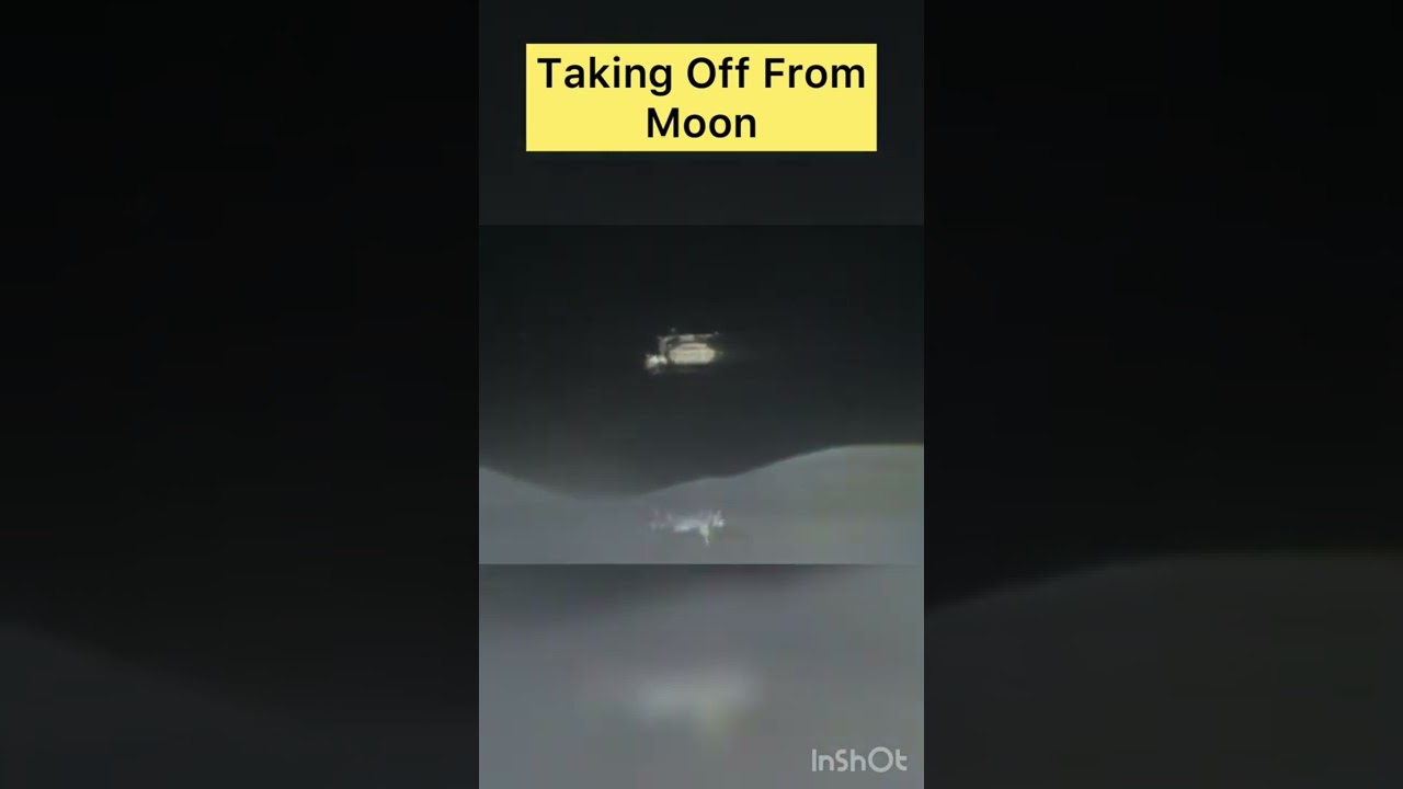 Last Takeoff From The Moon. #nasa #space #moon