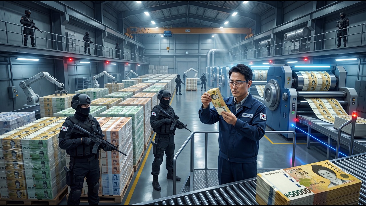 Inside the South Korean Won Factory: How Advanced Banknotes Are Produced