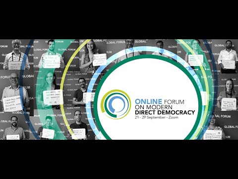 Online Forum on Modern Direct Democracy - Our democratic future