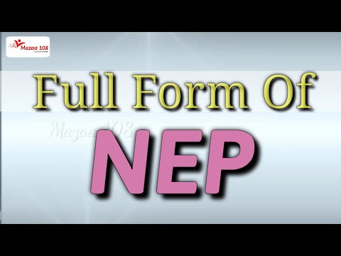 full form of NEP | NEP stands for | NEP Means | Financial & Banking | Mazaa 108 | #Mazaa108