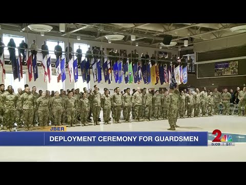 Deployment ceremony held for Alaska Army National Guardsmen