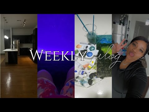 VLOG| Moving Series Loading + Apartment Tours + Yoga Under The Stars + No Sip Just Paint