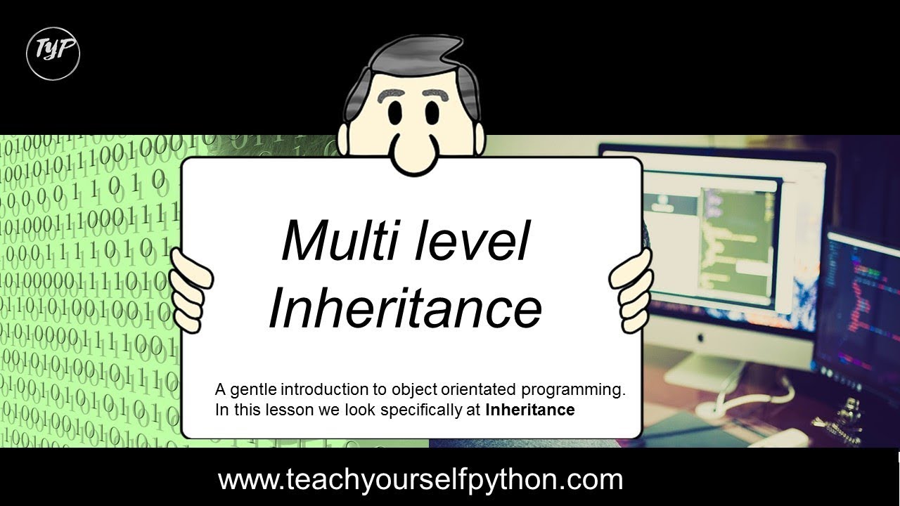 #6 Multilevel inheritance in Python - www.teachyourselfpython.com tutorial