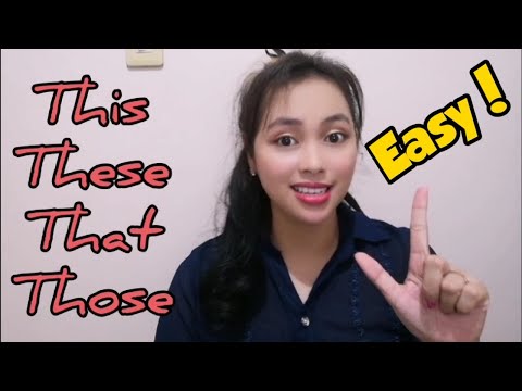 THIS vs THESE | THAT vs THOSE | EASY ENGLISH