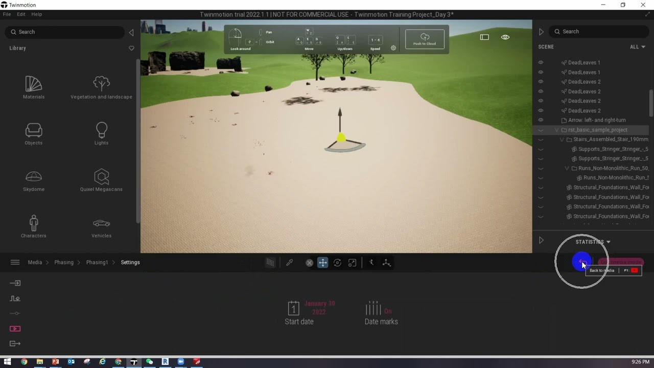 Twinmotion Tutorial_Part 14  (Using Phase Tool for Construction Sequence Animation)